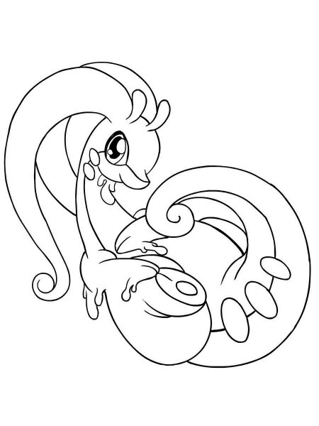 Goodra Pokemon coloring pages - Free Printable