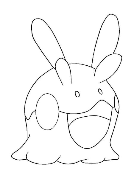 Goomy Pokemon coloring pages - Free Printable