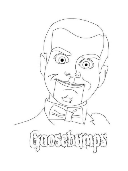 Goosebumps coloring pages