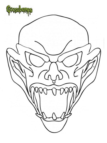 Goosebumps coloring pages