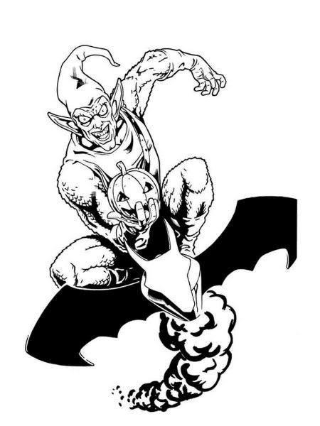 Green Goblin coloring pages