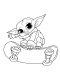 Grogu coloring pages