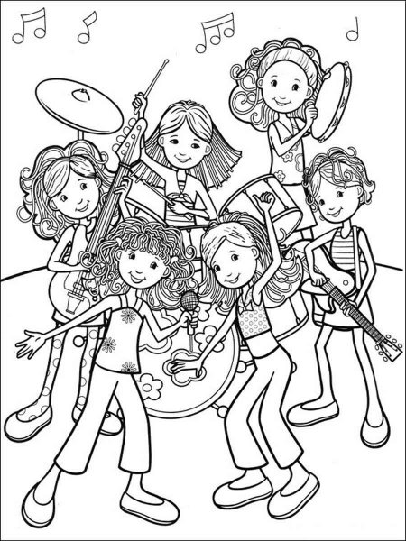 Groovy Girls coloring pages