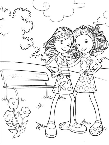 Groovy Girls coloring pages