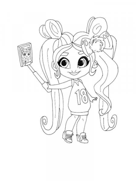 Hairdorables coloring pages