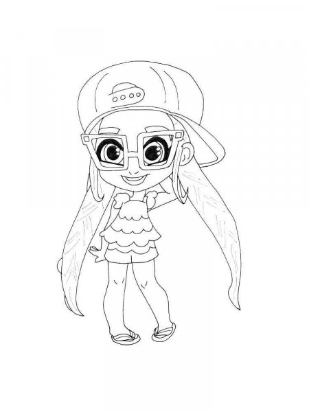 Hairdorables coloring pages