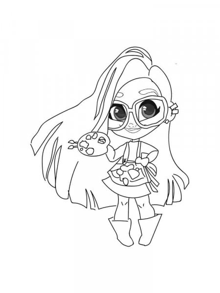 Hairdorables coloring pages