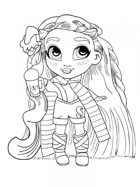 Hairdorables coloring pages