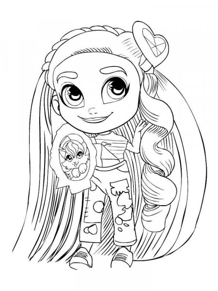 Hairdorables coloring pages