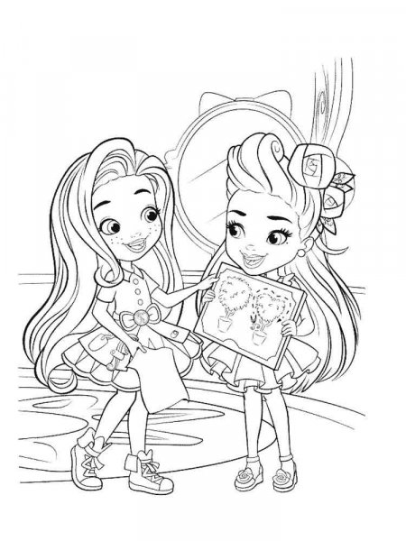 Hairdorables coloring pages