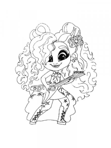 Hairdorables coloring pages