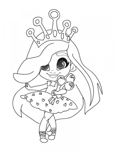 Hairdorables coloring pages