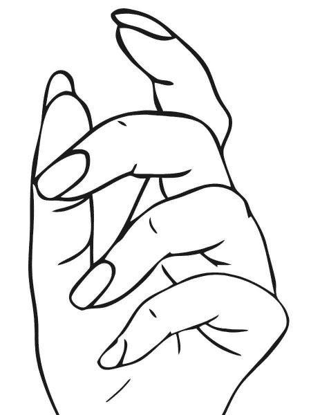 Hand coloring pages