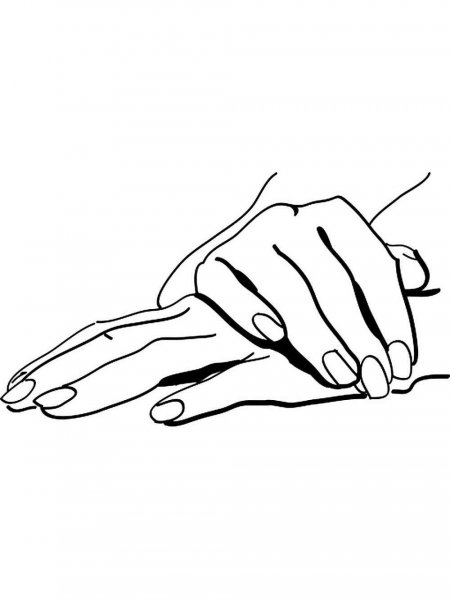 Hand coloring pages
