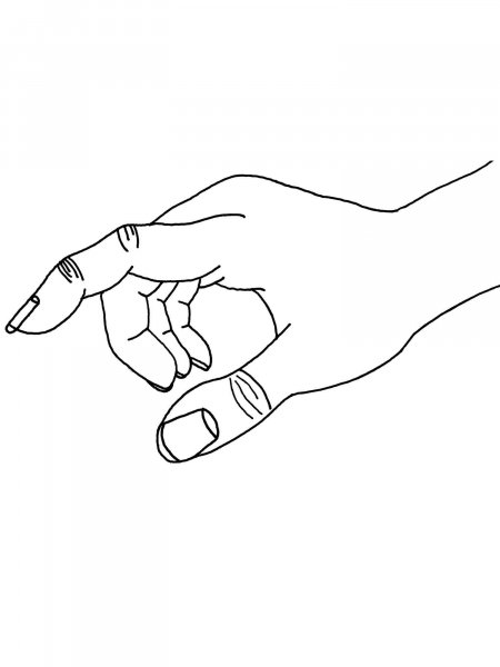 Hand coloring pages