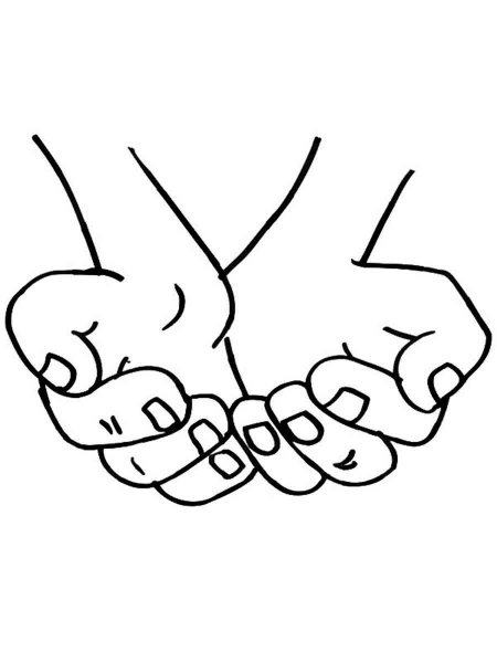 Hand coloring pages