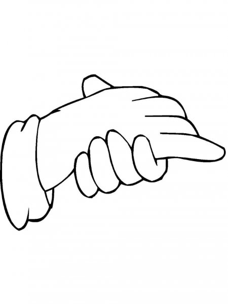 Hand coloring pages