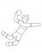 Handball coloring pages