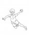 Handball coloring pages