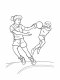Handball coloring pages