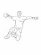 Handball coloring pages