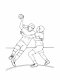 Handball coloring pages