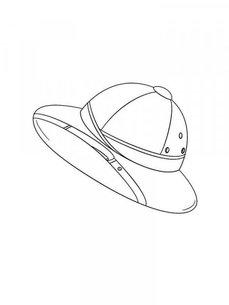 Hat coloring pages
