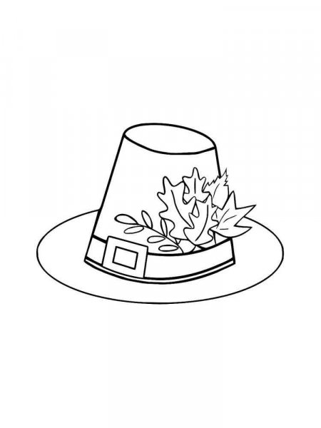 Hat coloring pages