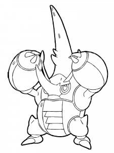 Pokemon Heracross coloring pages - Free Printable