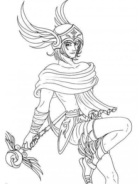 Hermes coloring pages