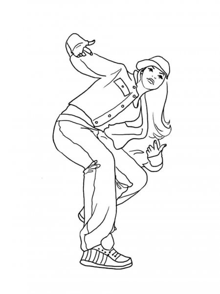 Hip-Hop & Rap coloring pages