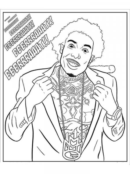 Hip-Hop & Rap coloring pages