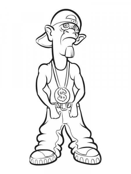 Hip-Hop & Rap coloring pages