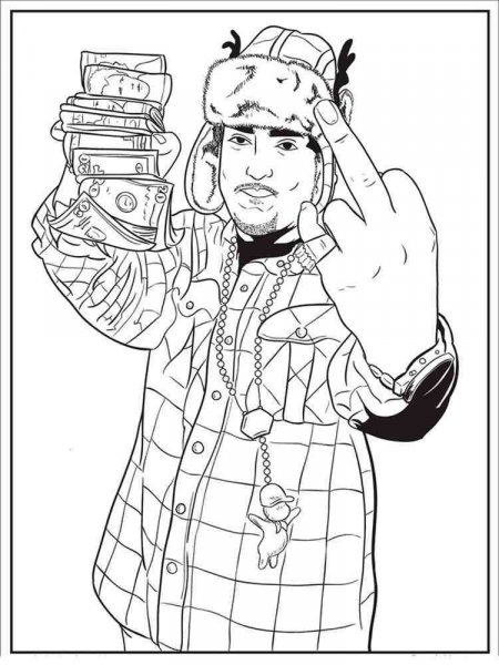 Hip-Hop & Rap coloring pages