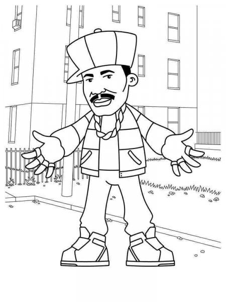 Hip-Hop & Rap coloring pages