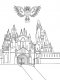 Hogwarts coloring pages
