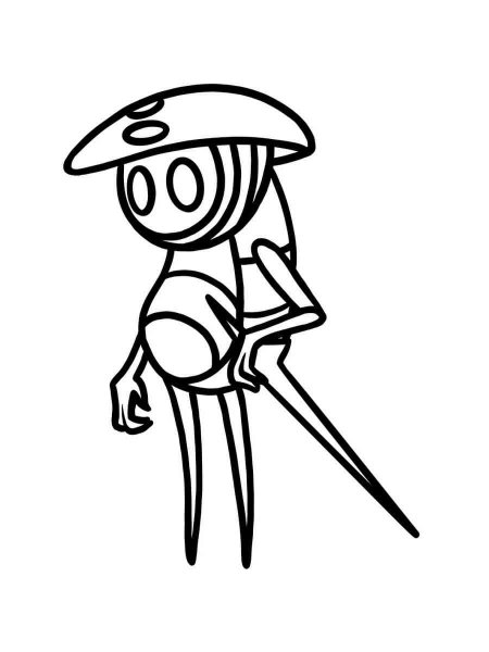 Hollow Knight coloring pages