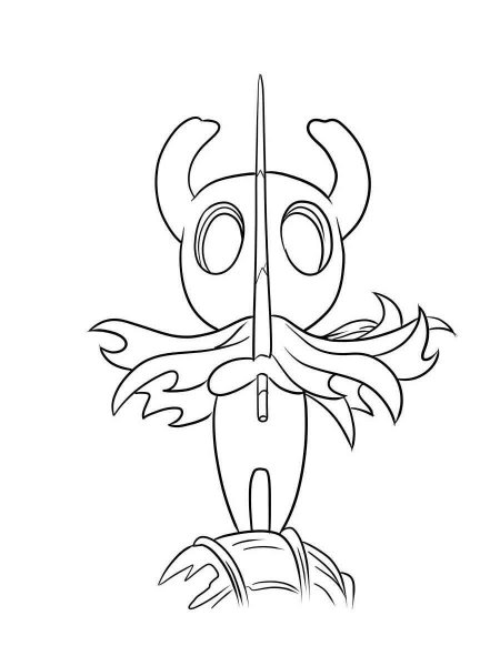 Hollow Knight coloring pages