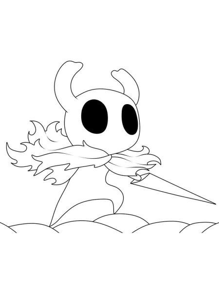 Hollow Knight coloring pages