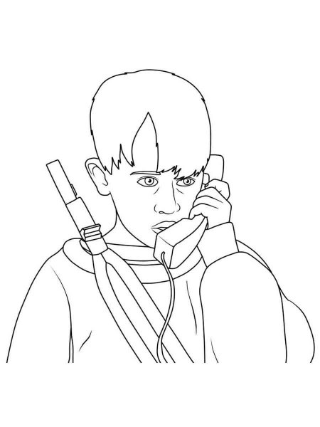 Home Alone coloring pages