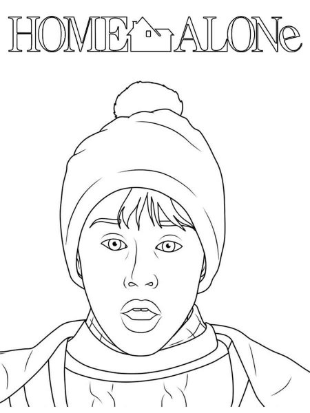 Home Alone coloring pages