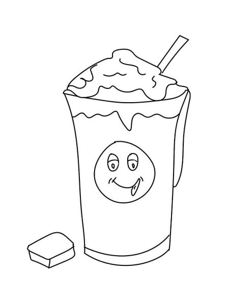 Hot Chocolate coloring pages