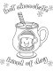Hot Chocolate coloring pages