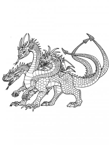 Hydra coloring pages