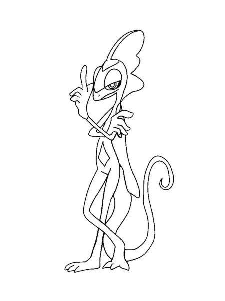 Inteleon Pokemon coloring pages - Free Printable