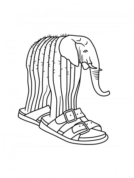 Italian Brainrot coloring pages