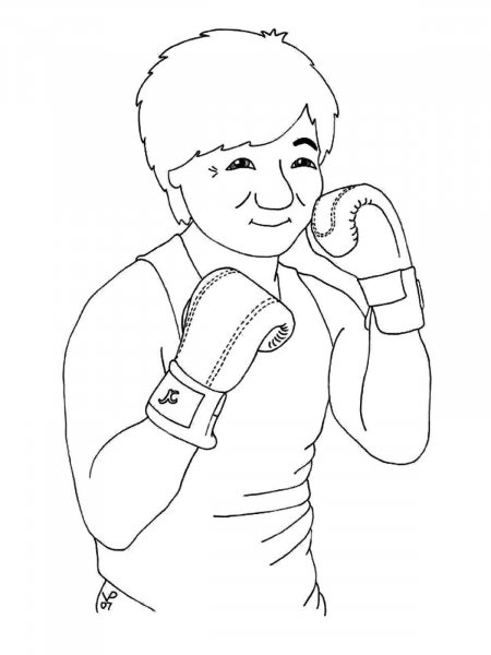 Jackie Chan coloring pages