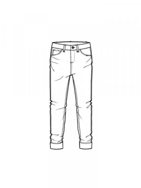 Jeans coloring pages