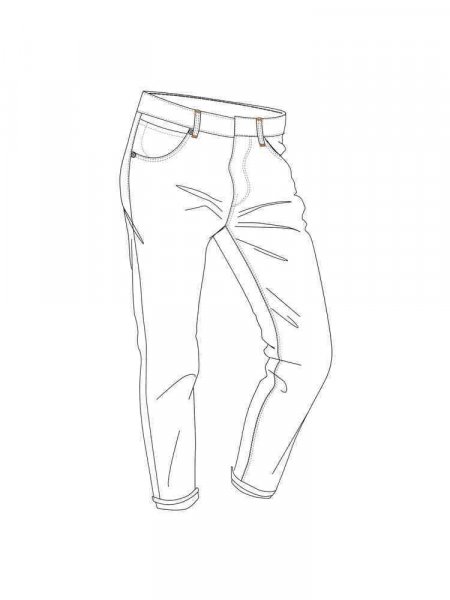 Jeans coloring pages