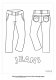 Jeans coloring pages